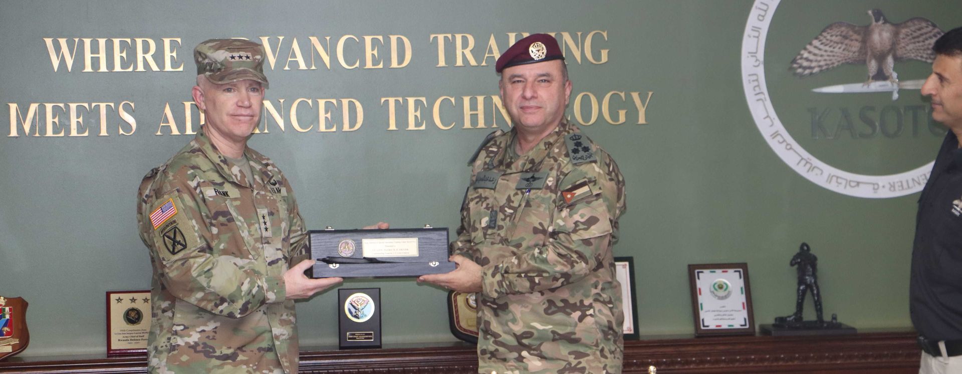 U.S commanding general Army Central visited KASOTC. | KASOTC